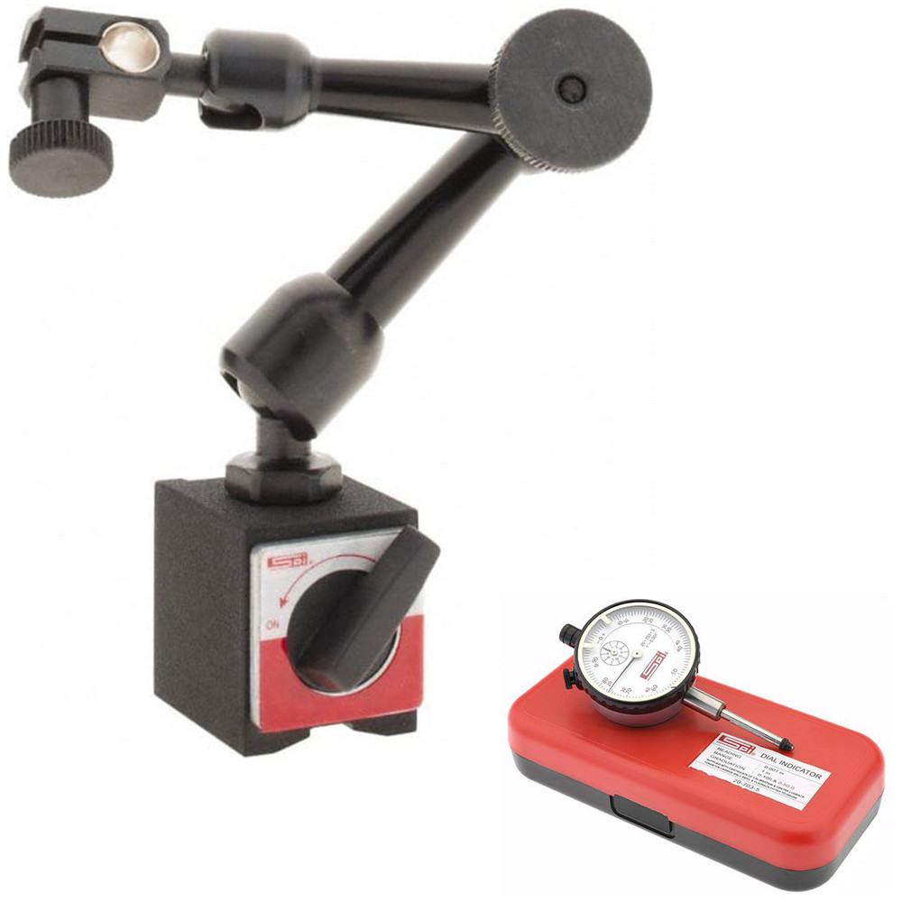 SPI - Dial Drop Indicator: 1.0000" Max Measurement, 0-100-0 & 0-50-0 Dial Reading | MSC Direct
