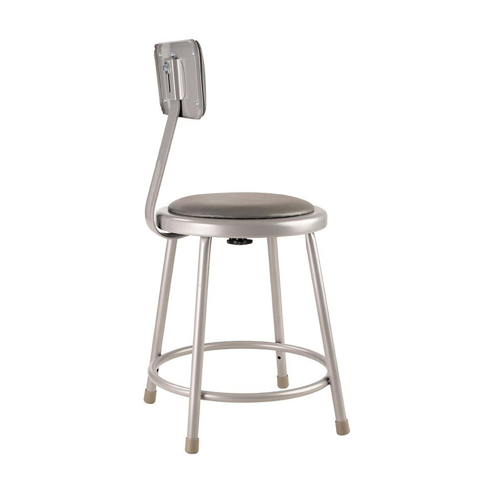 National Public Seating - 18 Inch High, Stationary Fixed Height Stool ...