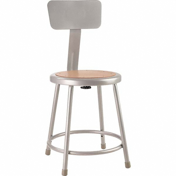 National Public Seating - 18 Inch High, Stationary Fixed Height Stool ...