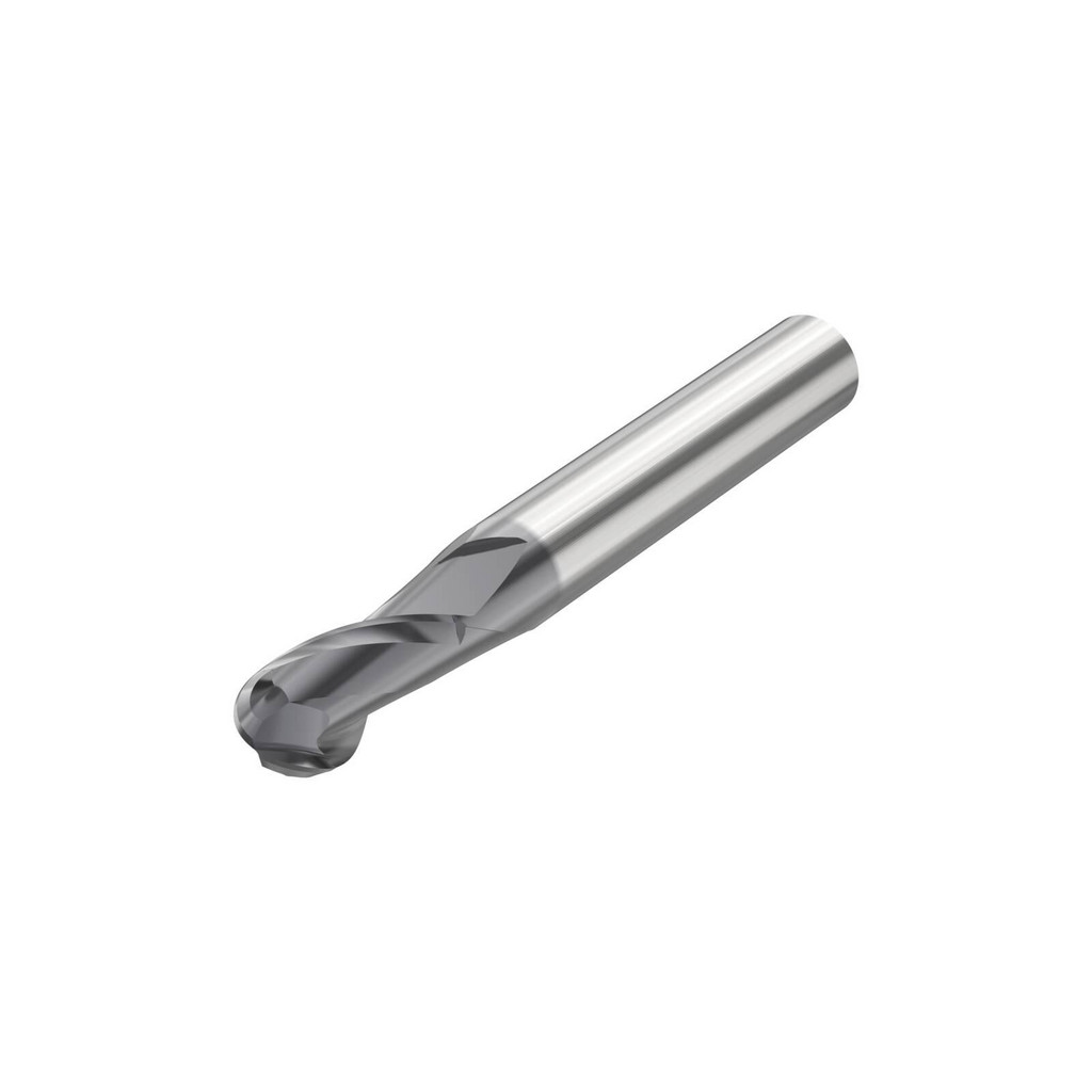 Seco - Ball End Mill: 1/2" Dia, 5/8" LOC, 2 Flute, Solid Carbide | MSC ...