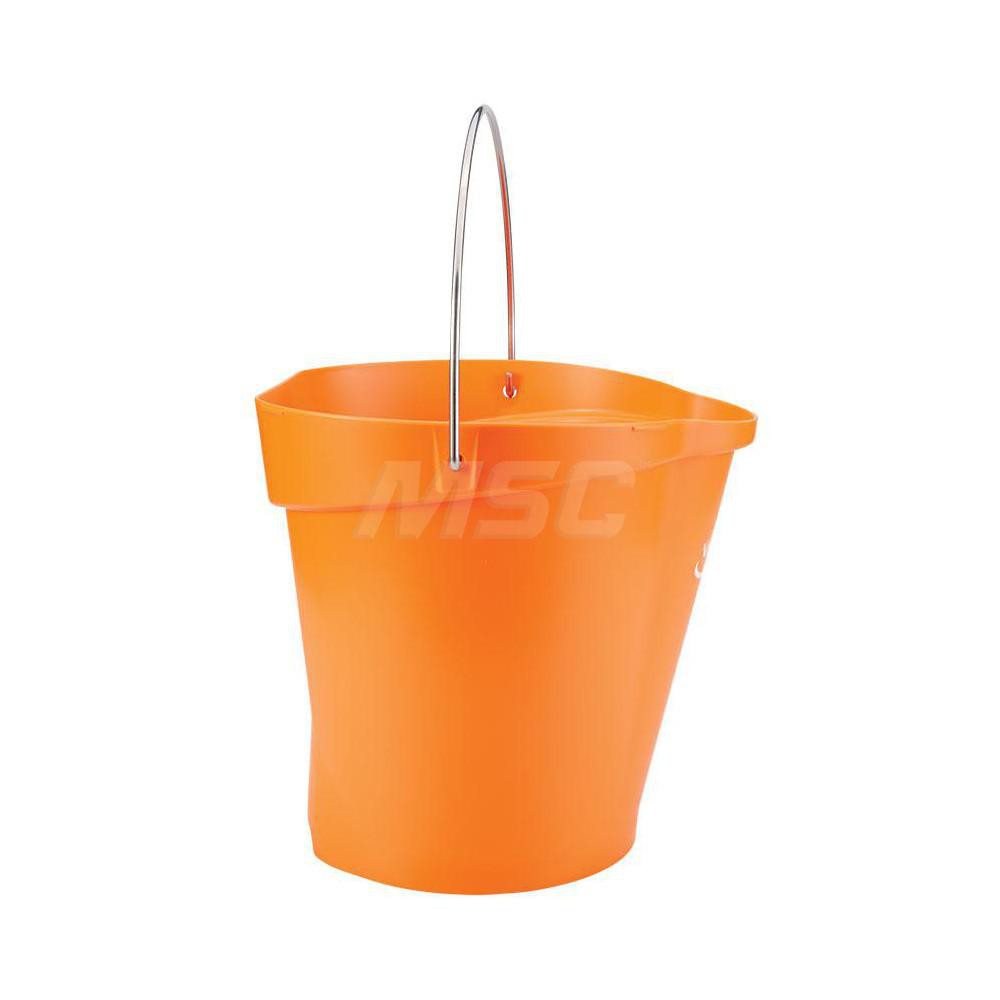 Vikan - Hygiene Bucket, 3.17 Gallon(s), Orange | MSC Direct