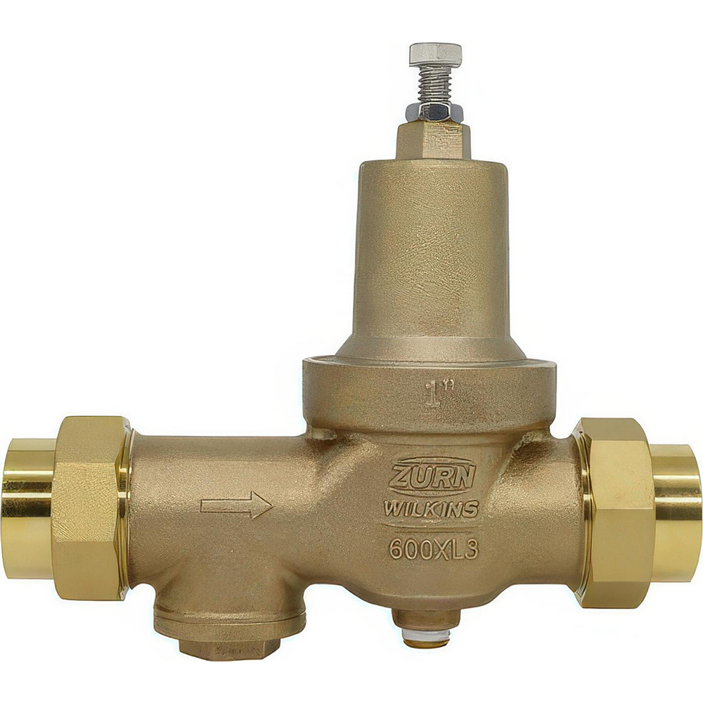 Zurn - Pressure Reducing Valves: Pipe Size: 1; End Connection: Solder x ...