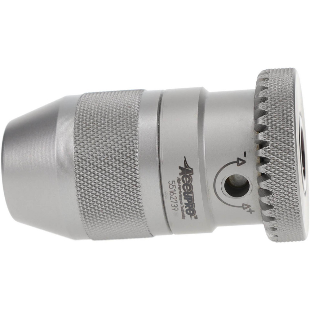 Accupro - Drill Chuck: 1/32 to 3/8" Capacity, Tapered Mount, JT2 Short ...
