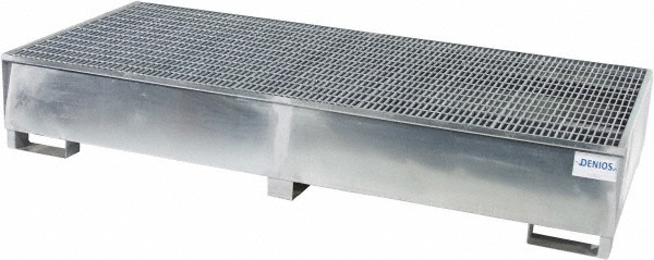 Denios - 385 Gal Sump Capacity, Galvanized Steel Spill Sump - 55246060 ...