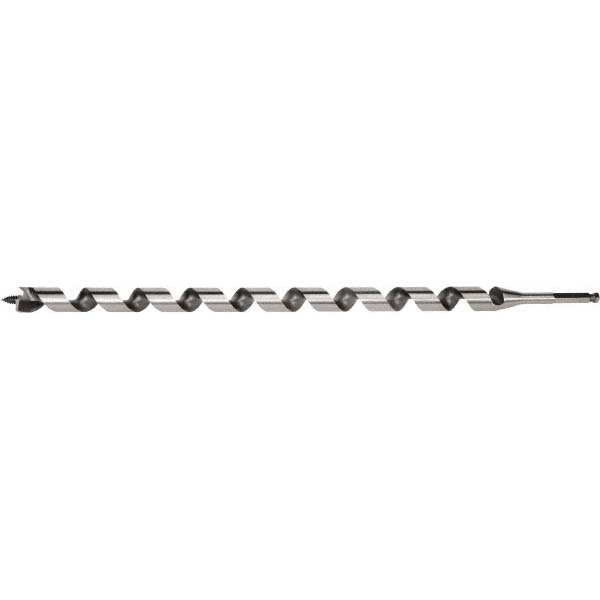 Irwin - 11/16", 7/16" Dia Hex Shank, 18" Overall Length with 15" Twist ...