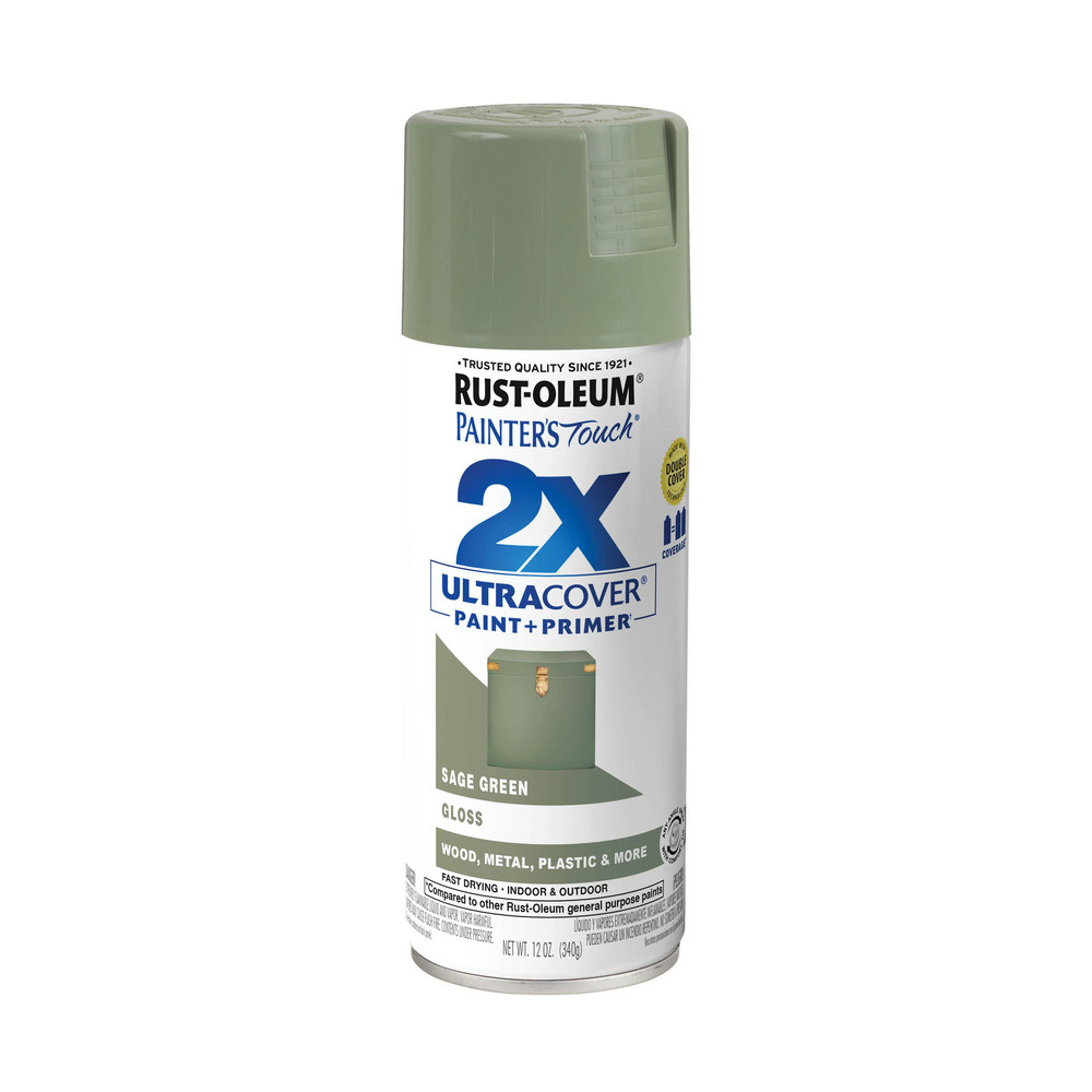 Rust-Oleum - Spray Paint: Green, Gloss, Enamel | MSC Direct