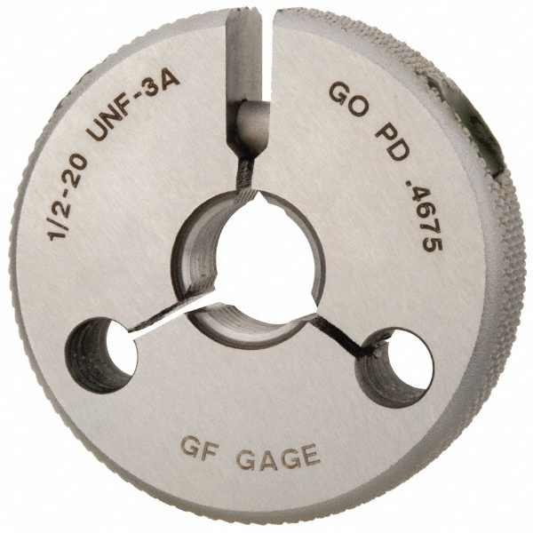 GF Gage 1 2 20 Go Single Ring Thread Gage 55322077 MSC Industrial