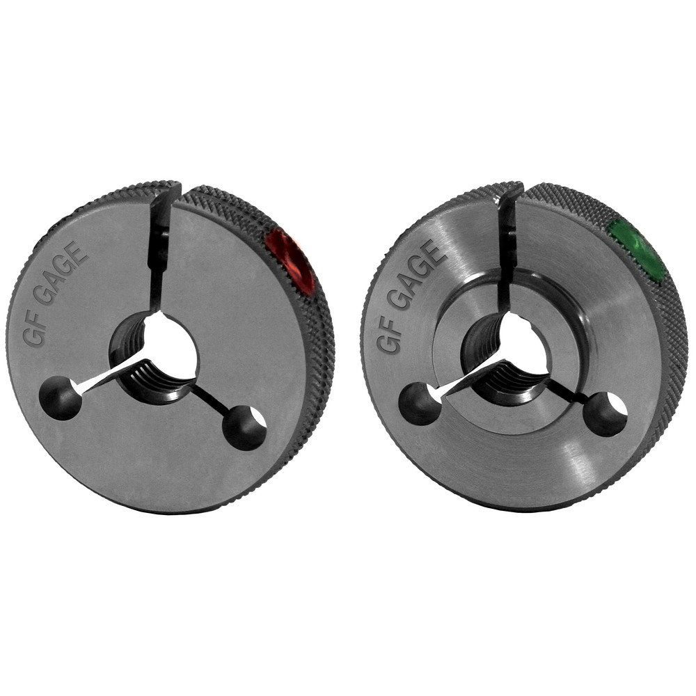 GF Gage - Threaded Ring Gage: 1/2-28 Thread, UNEF, Class 2A, Go & No Go | MSC Direct
