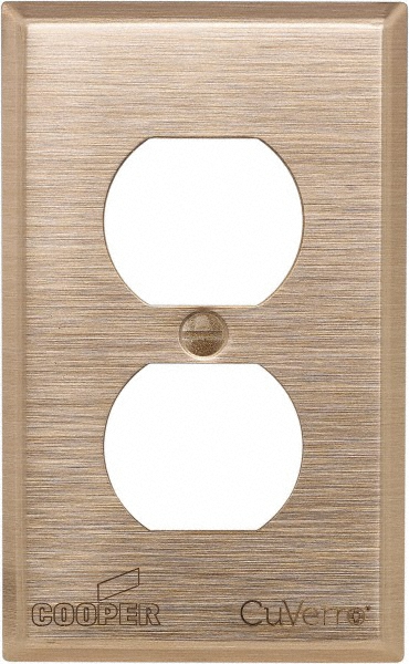 Cooper Wiring Devices - 1 Gang, 4-1/2 Inch Long, Standard Outlet Wall ...