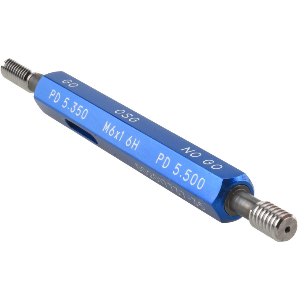 OSG - Plug Thread Gage: M6x1.0 Thread, 6H Class, Double End, Go & No Go | MSC Direct