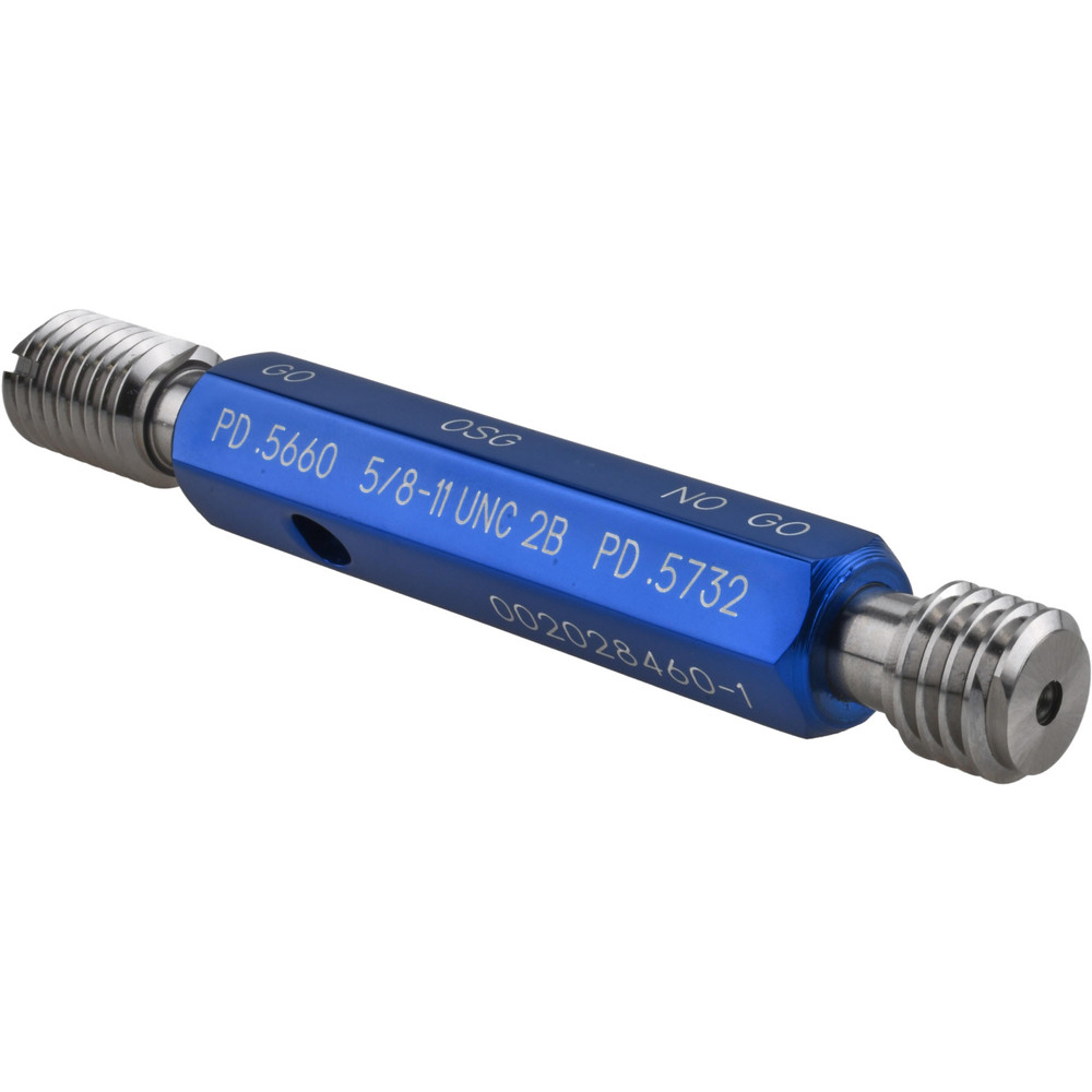 OSG - Plug Thread Gage: 5/8-11 Thread, 2B Class, Double End, Go & No Go | MSC Direct