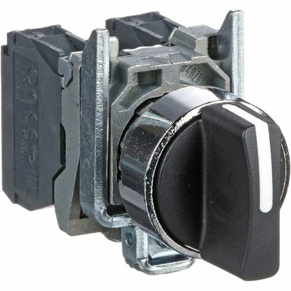 Square D - 0.87 Inch Mount Hole, 3 Position, Knob Operated, Selector ...