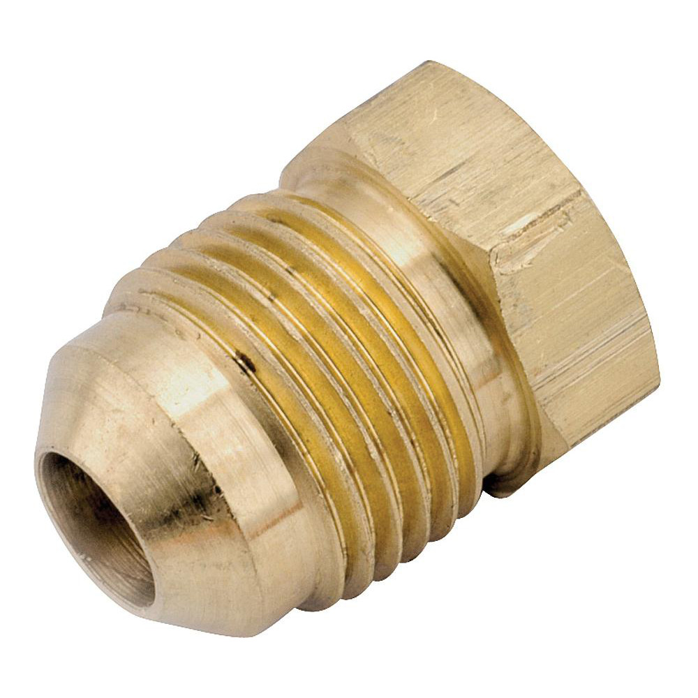 Midland Industries - Lead-Free Brass Flared Tube Plug: 1/2" OD, 45 deg ...