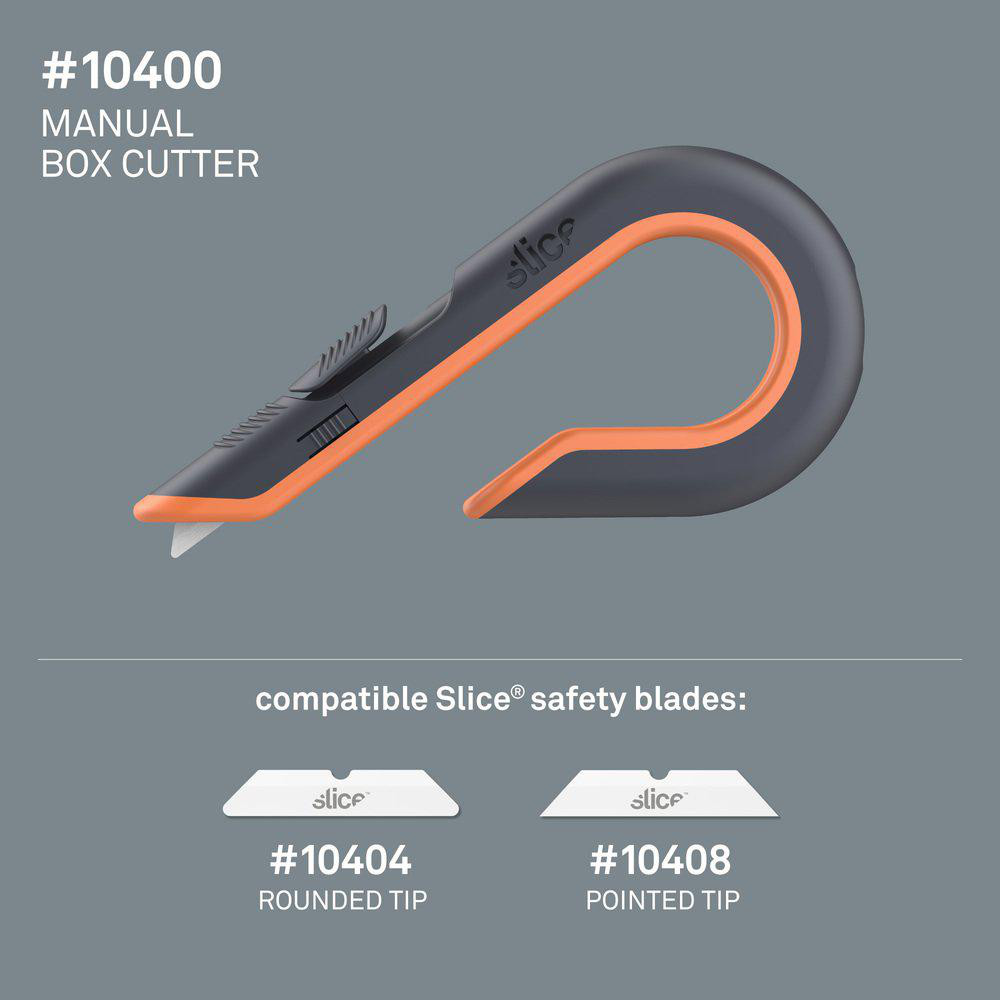 Slice - Box Cutter: Retracting Blade, 0.31" Blade Length | MSC Direct