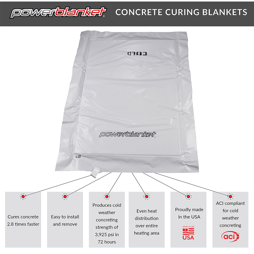 Powerblanket - 120" Long x 60" Wide, Flat, PVC, Electrically Heated ...