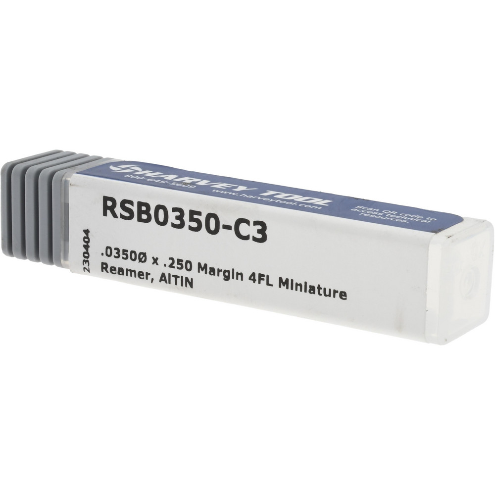 Harvey Tool - Chucking Reamer: #65, 2" OAL, 1/4" Flute Length, Straight ...