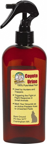 Bare Ground Solutions - 8oz Trigger Spray Bottle of Coyote Urine ...