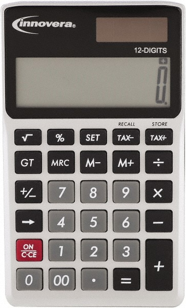 innovera - 12-Digit LCD 4 Function Handheld Calculator - 55604524 - MSC ...