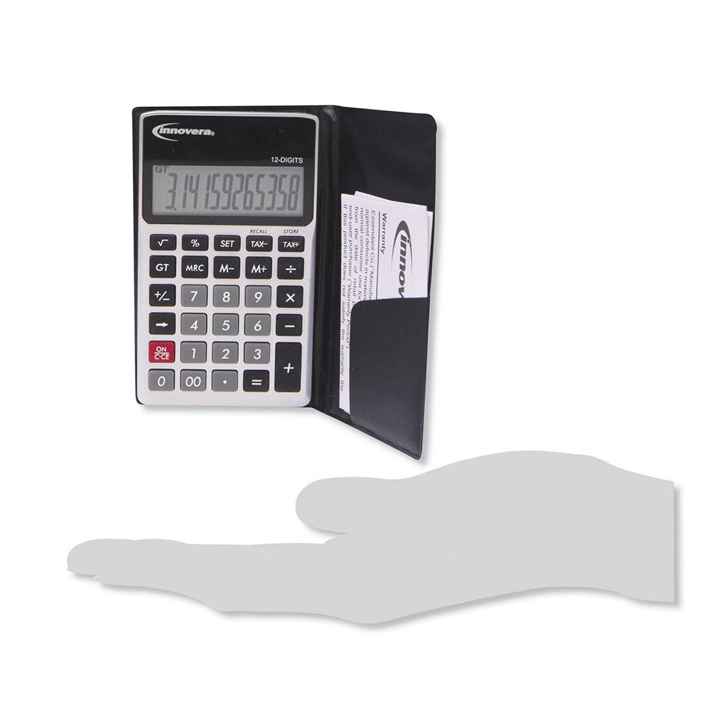 innovera - 12-Digit LCD 4 Function Handheld Calculator | MSC Direct