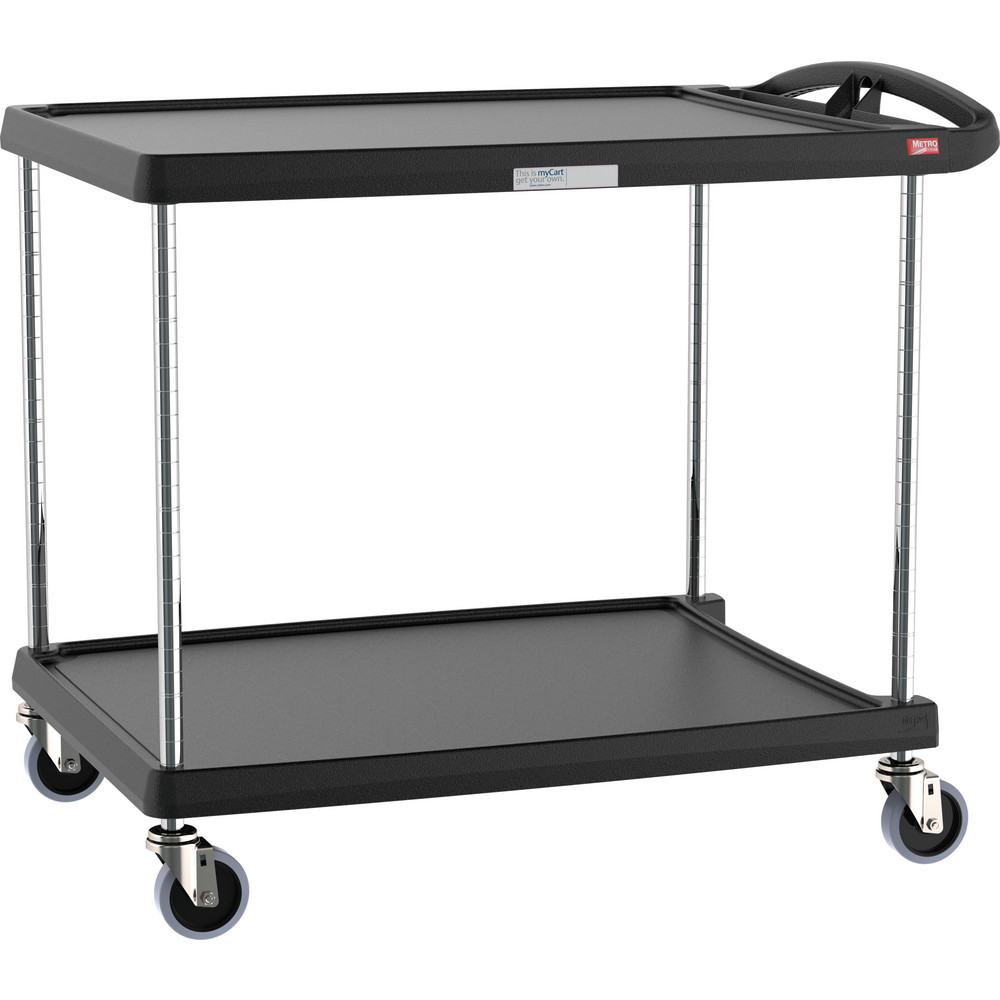 Metro - Utility Utility Cart: 40-1/4" Long, 27-11/16" Wide, Polymer ...