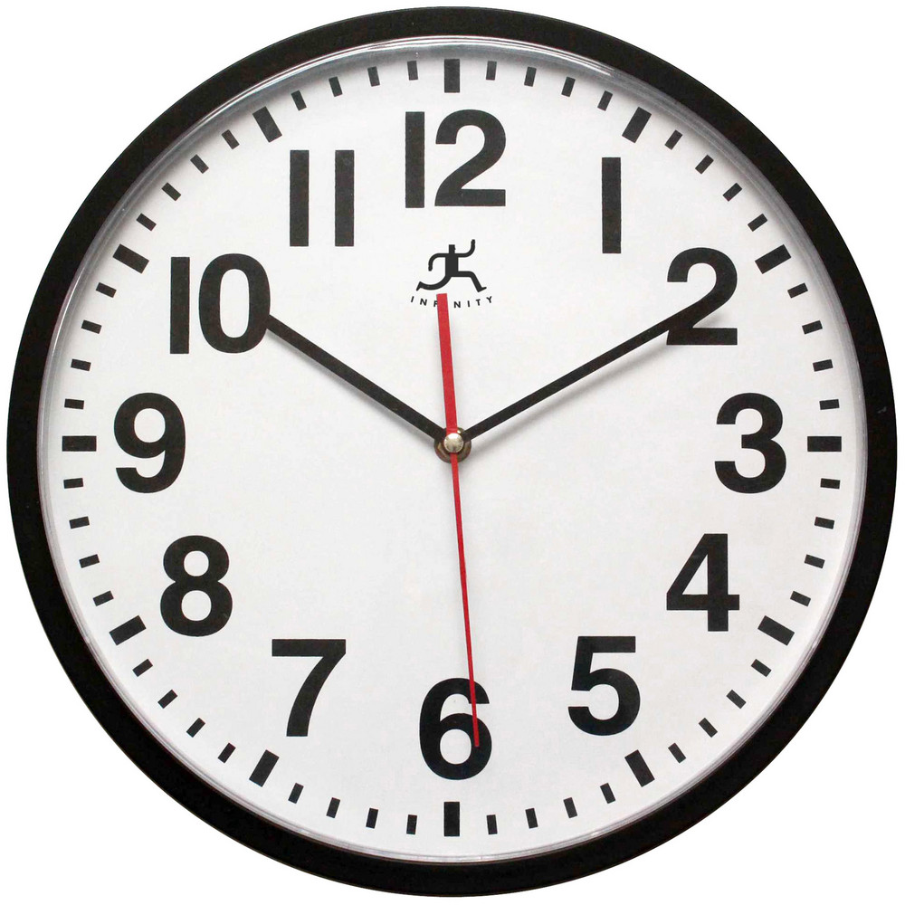 Infinity Instruments - Office Wall Clocks: Dial, Analog, Battery ...
