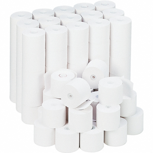 UNIVERSAL - Office Machine Supplies: Adding Machine Paper Rolls, White ...
