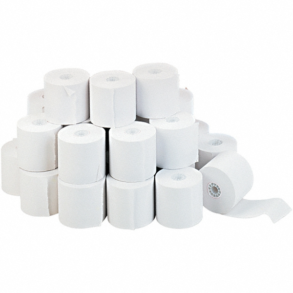UNIVERSAL - Office Machine Supplies: Adding Machine Paper Rolls, White ...