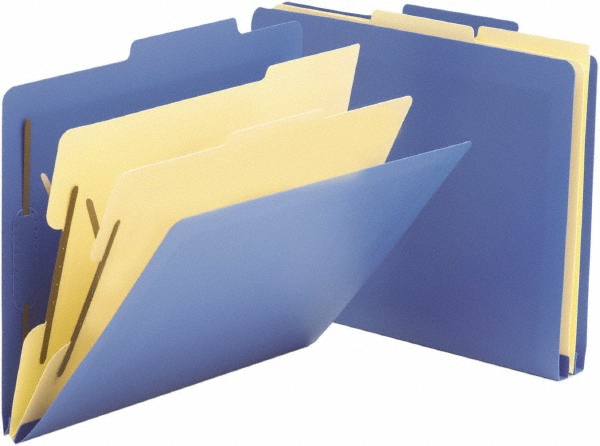 SMEAD - Classification Folder: Letter, Blue, 10/Pack | MSC Direct