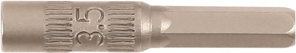 Wiha - Screwdriver Insert Bit: 4 mm Drive, 4 mm OAL | MSC Direct