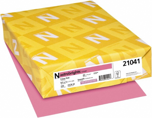 Neenah Paper - Office Machine Supplies: Colored Copy Paper, Pink | MSC ...