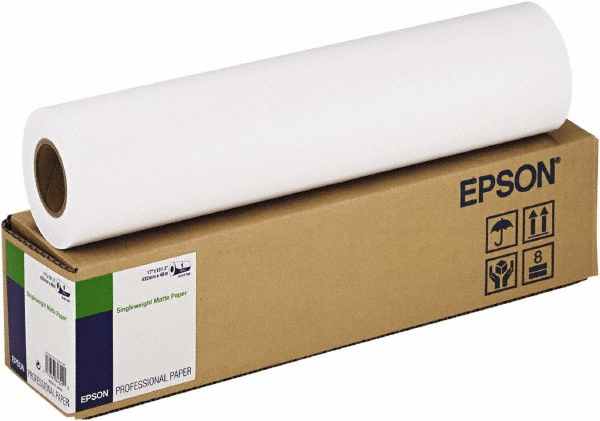 Epson - Office Machine Supplies: Paper-Photo Print Roll, White, 1 per ...