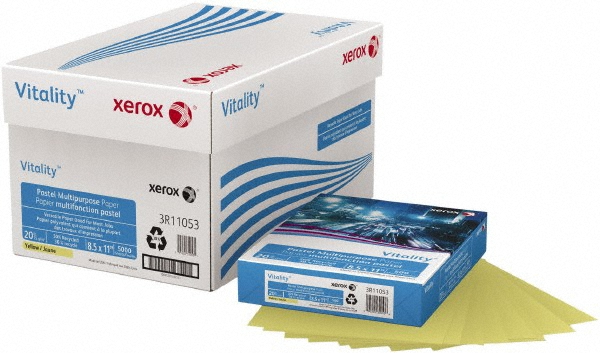 Xerox - Office Machine Supplies: Multipurpose Paper, Yellow | MSC Direct
