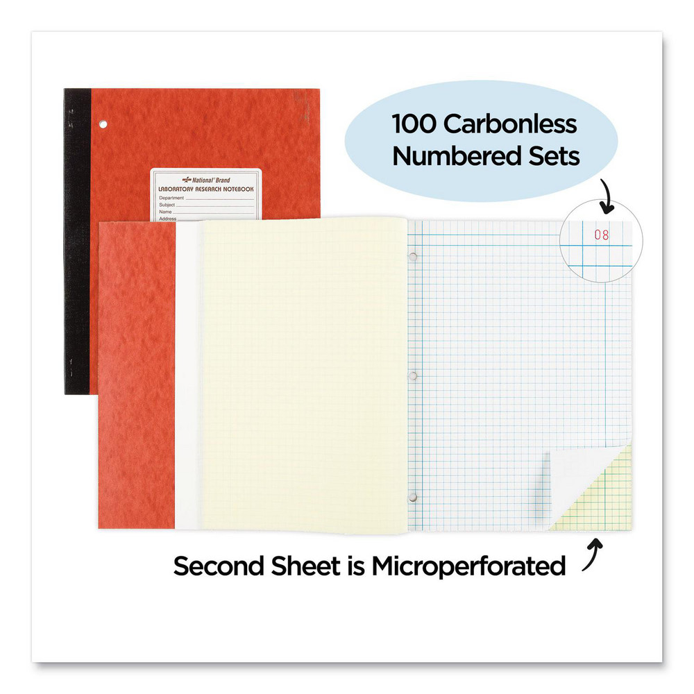National Brand - Laboratory Notebook: 200 Sheets, 9-1/4 x 11" Sheet ...