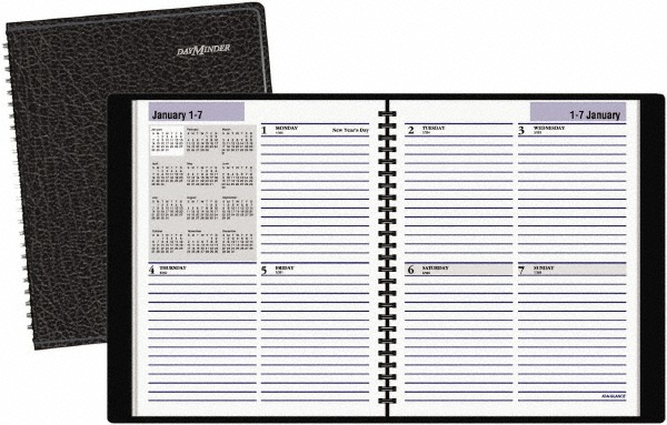 AT-A-GLANCE - Appointment Book: 52 Sheets, 6-7/8 x 8-3/4" Sheet, White ...
