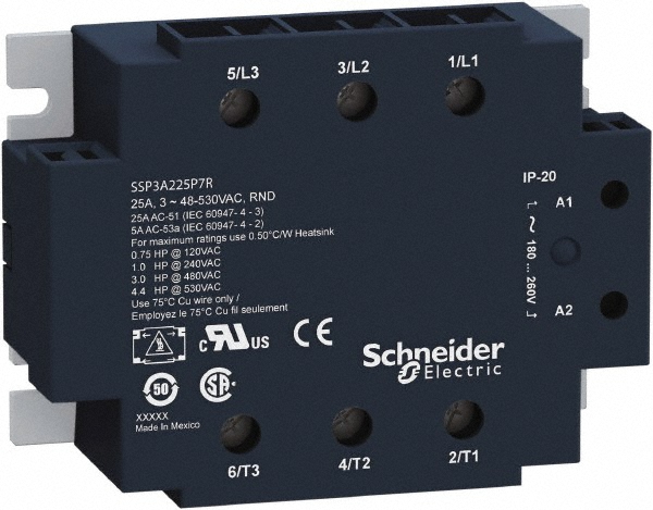 Schneider Electric - 3 Pole, 3NO, 4-32 VDC Control Relay | MSC Direct