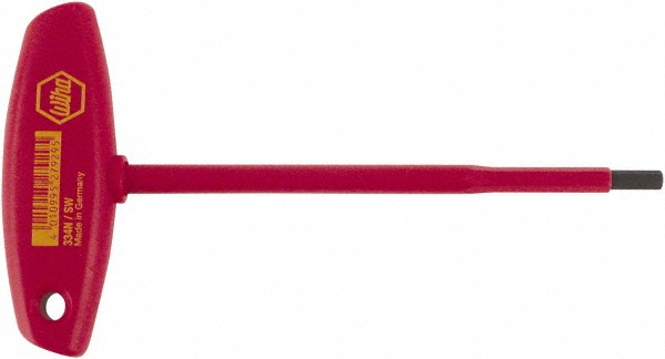 Wiha - 5/32" Hex, T-Handle, Insulated Hex Key - 55967947 - MSC ...