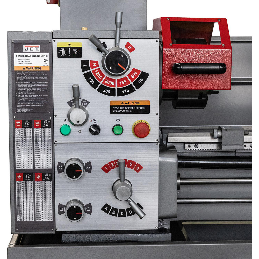 Jet - Bench, Engine & Toolroom Lathes: Lathe Type: Engine; Horse Power ...