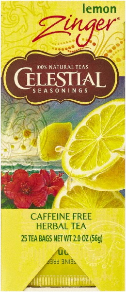 Celestial Seasonings - Pack of (25), Tea, Herbal Lemon Zinger | MSC Direct