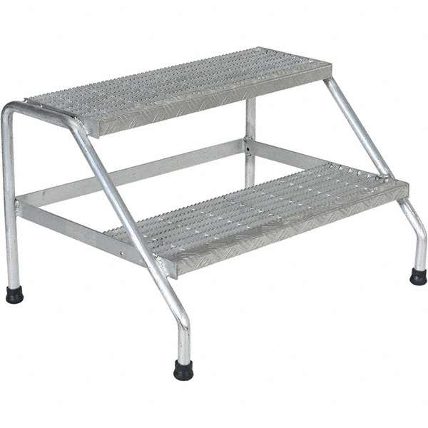 Vestil - 2-Step Aluminum Step Ladder: 20" High - 56128499 - MSC ...