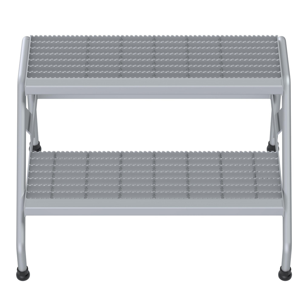 Vestil - 2 Step Aluminum Step Ladder: | MSC Direct