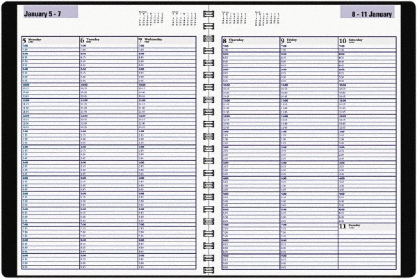 DayMinder - Appointment Book: 104 Sheets, 8 x 11" Sheet, White Paper ...