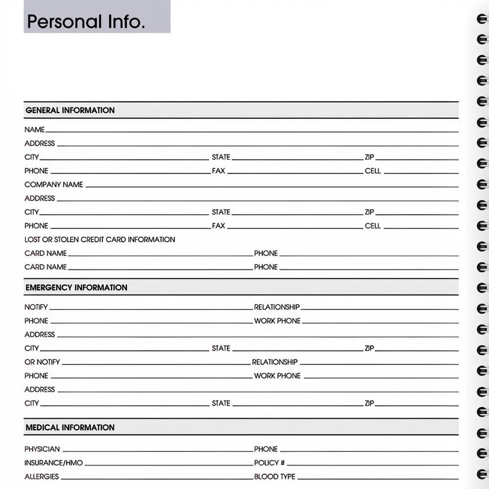 DayMinder - Appointment Book: 104 Sheets, 8 x 11" Sheet, White Paper ...