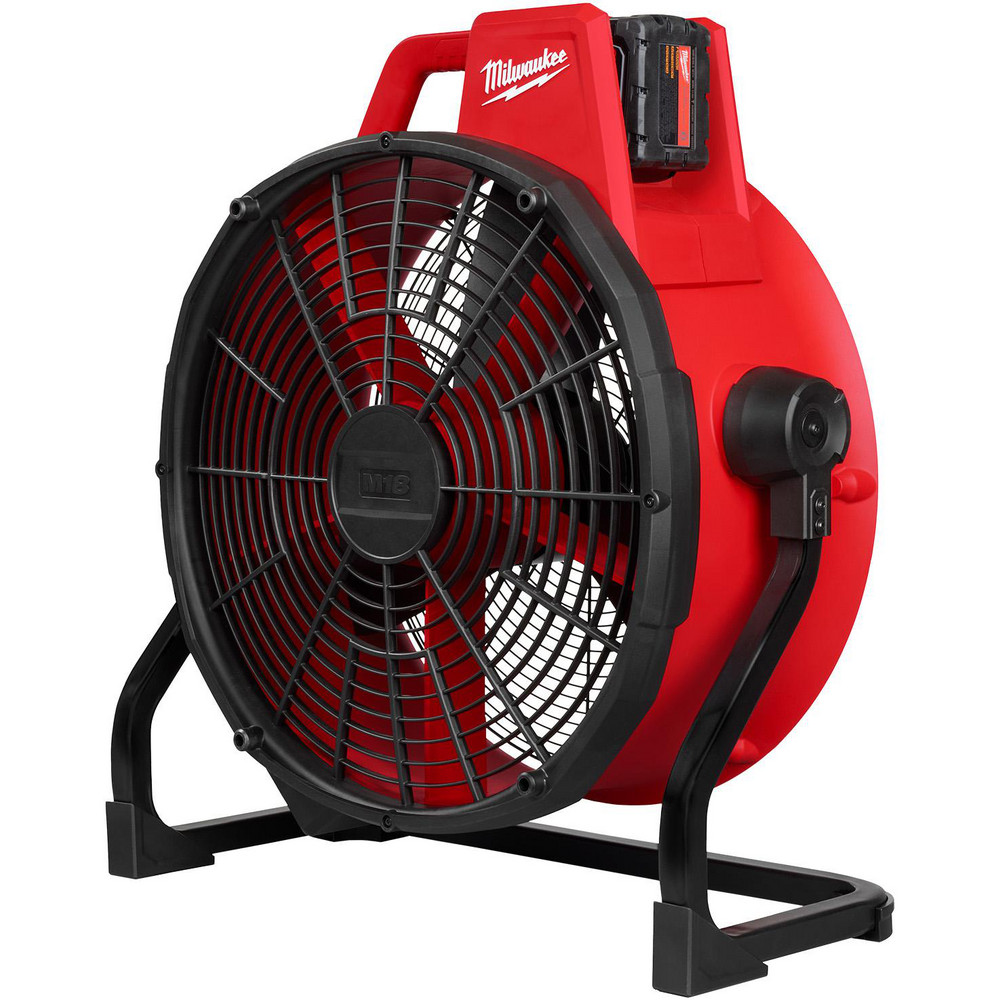 Milwaukee Tool - Cordless Jobsite Fans: Fan Diameter: 18; Air Flow ...