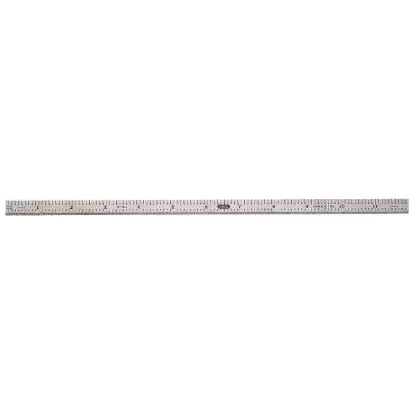 General - 12" Long, 1/100, 1/64, 1/32, 1/10" Graduation, Flexible Steel ...