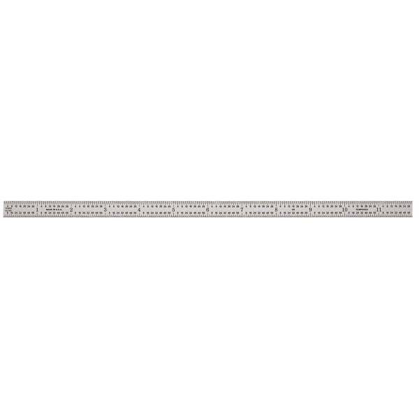 General - 18" Long, 1/100, 1/64, 1/32, 1/10" Graduation, Flexible Steel ...