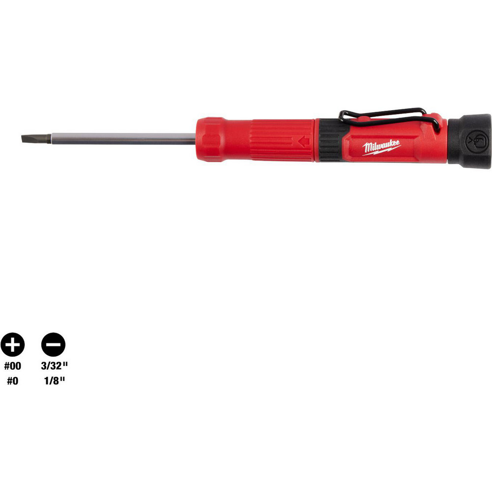 Milwaukee Tool - Bit Screwdrivers: Type: Combination; Tip Type: Slotted ...