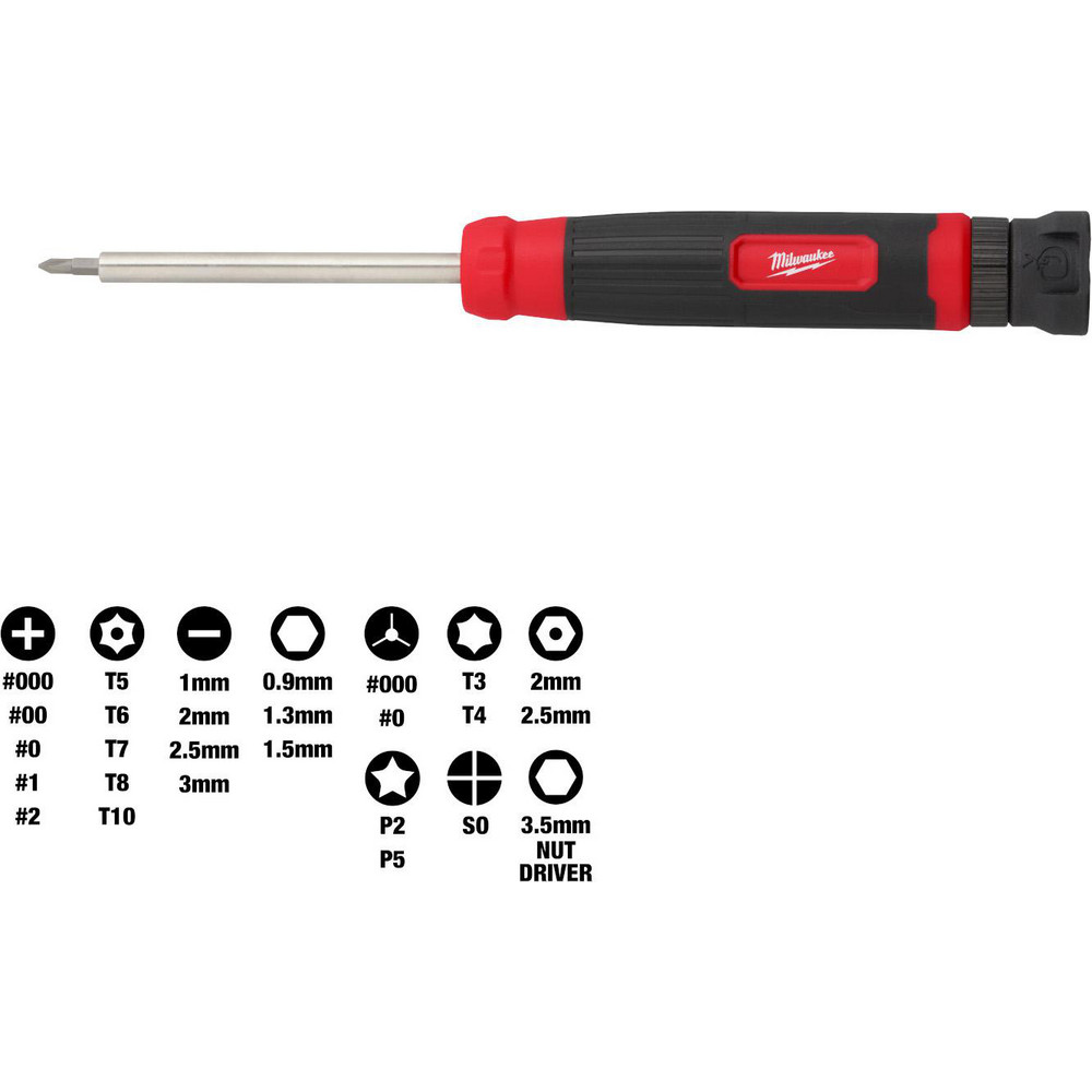 Williams - Bit Screwdrivers; Type: 2 in 1; Tip Type: Flat, Phillips ...