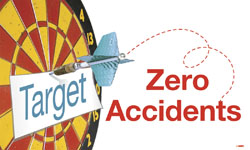 AccuformNMC - Target - Zero Accidents, 60 Inch Long x 36 Inch High ...