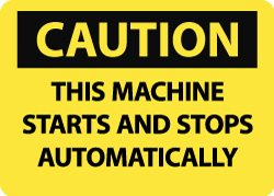 AccuformNMC - Accident Prevention Sign: Rectangle, CAUTION, THIS ...