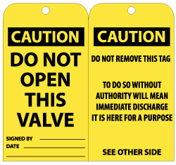 AccuformNMC - Lockout Tag: Rectangle, 3" High, 6" Wide, Unrippable ...